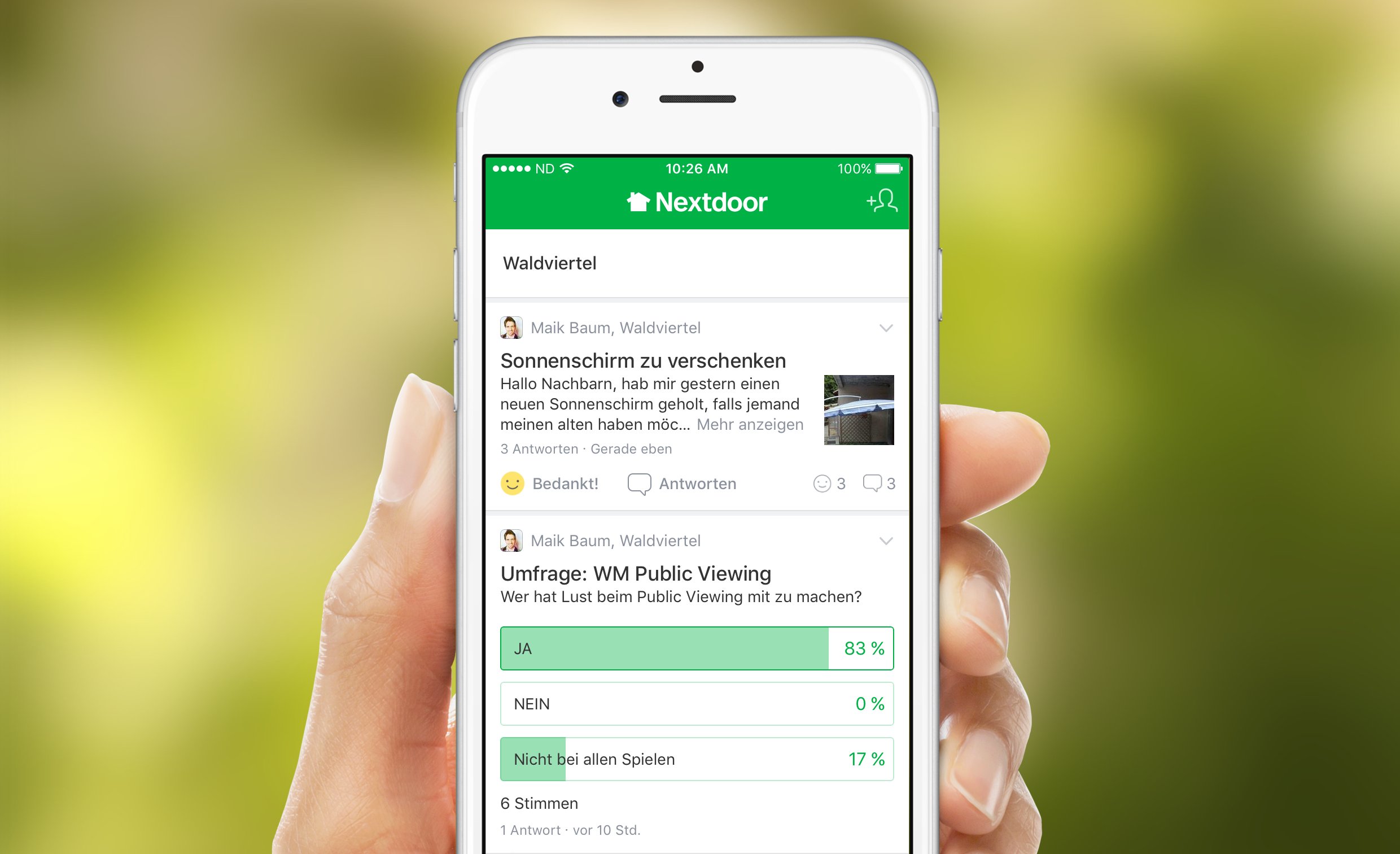 Nextdoor: Nachbarschaftsnetzwerk geht in Deutschland online › JO:BI:ON